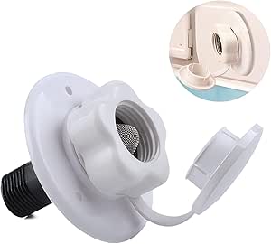 Amazon.com: ZCYJHOT RV City Water Inlet with Check Valve, Male Black ...