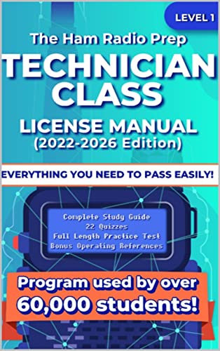 Amazon | The Ham Radio Prep Technician Class License Manual (2022 ...