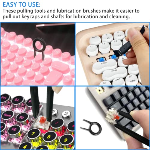 Keyboard Lube Kit,12Pcs Mechanical Keyboard Shaft Lube Kit,Switch ...