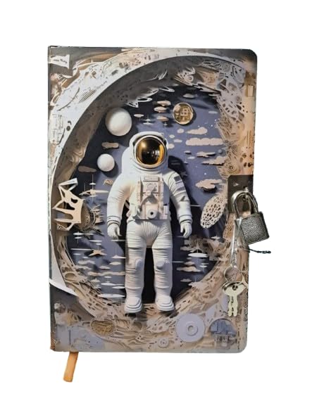 TECHNOCHITRA® Secret Space Astronaut Diary with Lock and Key Journal ...