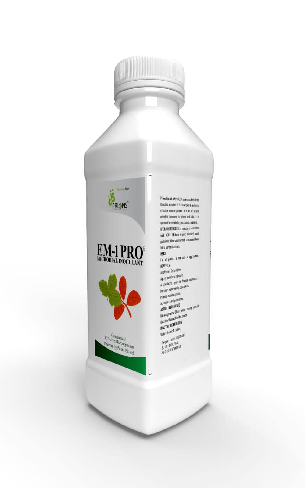 Buy PRIONS BIOTECH EM-1 Pro | Microbial Inoculant, Concentrated ...