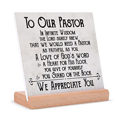 Afterprints Pastor Appreciation Gifts, Acrylic Plaque with - Want It All