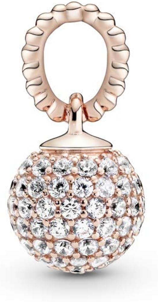 Amazon.com: PANDORA Pave Ball, Clear CZ : Clothing, Shoes & Jewelry