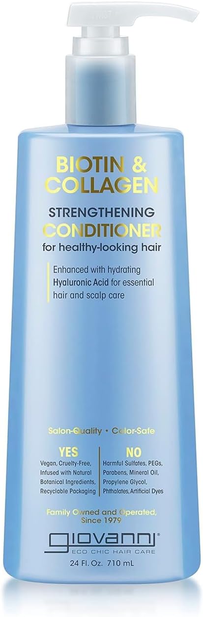 Amazon.com : GIOVANNI Biotin & Collagen Conditioner - Strengthening ...