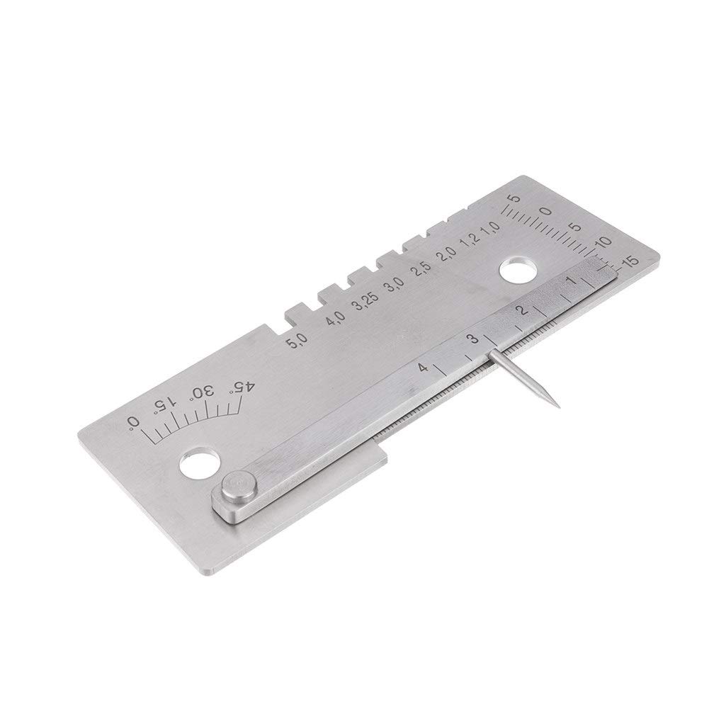 Buy BLTR Durable 1pc Universal 45 Degree Weld Gauge Weld Seam ...