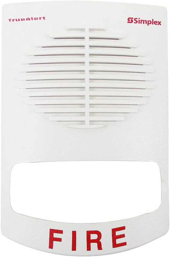 Simplex 4905-9997 Truealert Cover Speaker Visible Fire Alarm (White ...