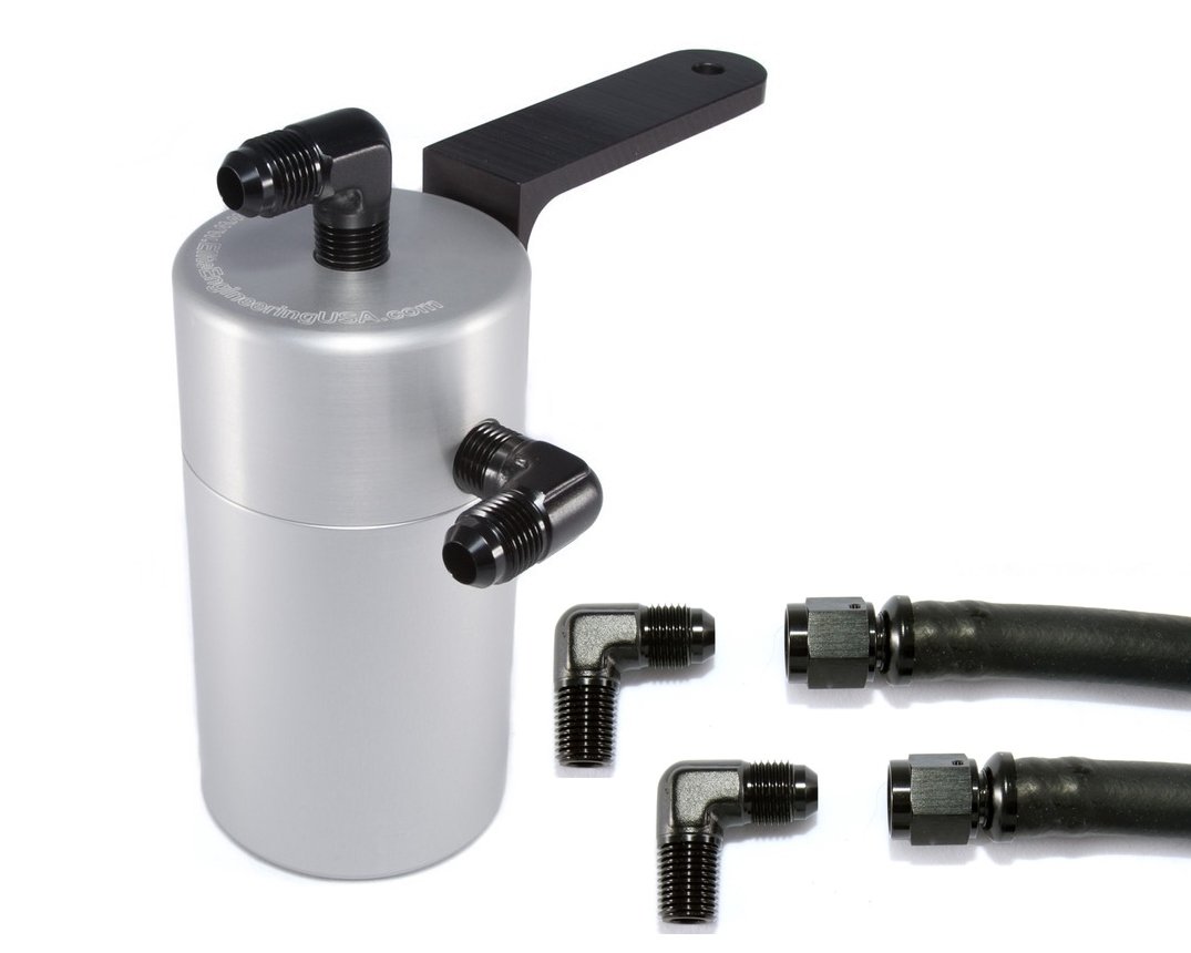 Amazon.com: Elite Engineering Standard PCV Oil Catch Can & Hardware ...