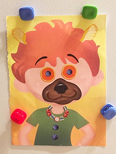 Bendon Create-A-Face Sticker Pad (Wacky Faces) - Want It All