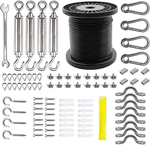 Amazon.com : String Lights Hanging Kit,Globe String Lights Suspension ...