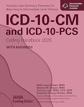 Amazon.com: ICD-10-CM and ICD-10-PCS Coding Handbook, with Answers ...