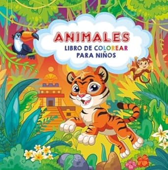 Amazon.com: Animales: Libro de colorear para niños: 9788412568189: Ruiz ...