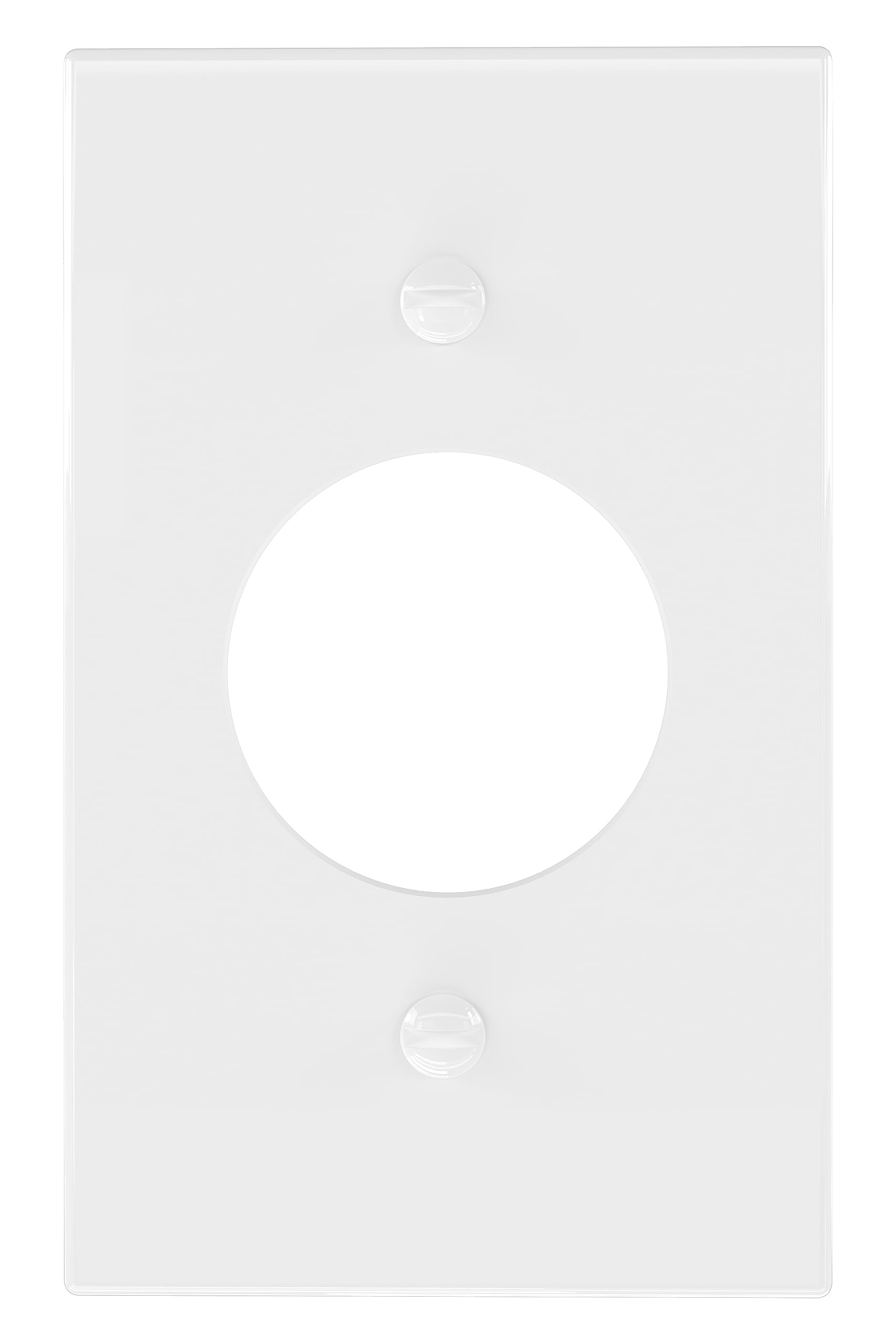 WallPower Round Outlet Cover Plate, Single Outlet Cover Plate, Round ...