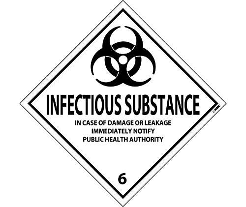 Infectious Substance 6 Label - Pack of 25: Amazon.com: Industrial ...