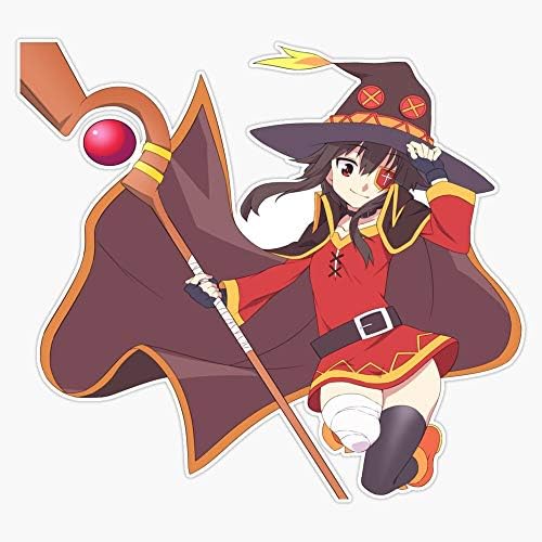 Amazon.com: Konosuba Megumin 2 Vinyl Waterproof Sticker Decal Car ...
