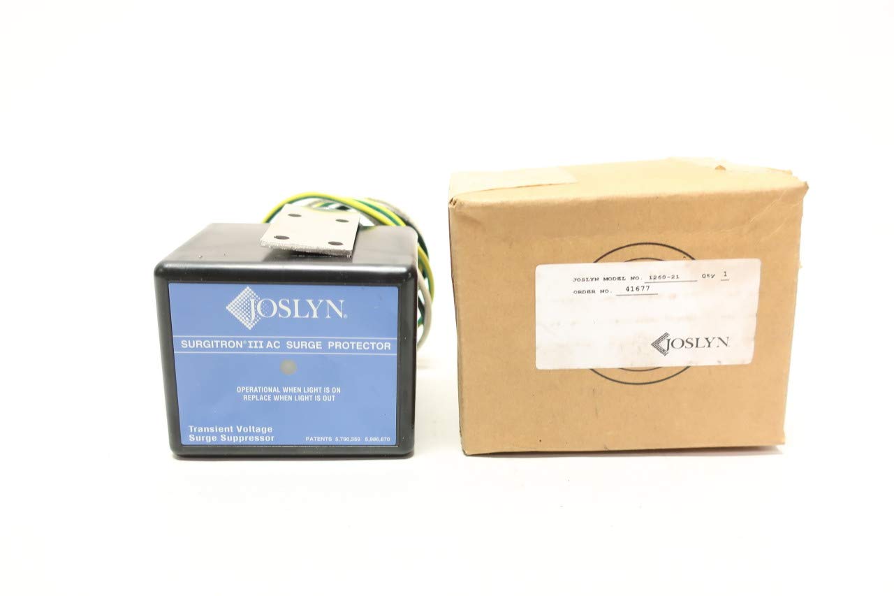 Amazon.com: JOSLYN 1260-21 Surge Suppressor SURGITRON III 120V-AC ...