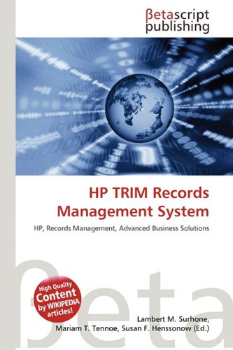Amazon.co.jp: HP Trim Records Management System : 本