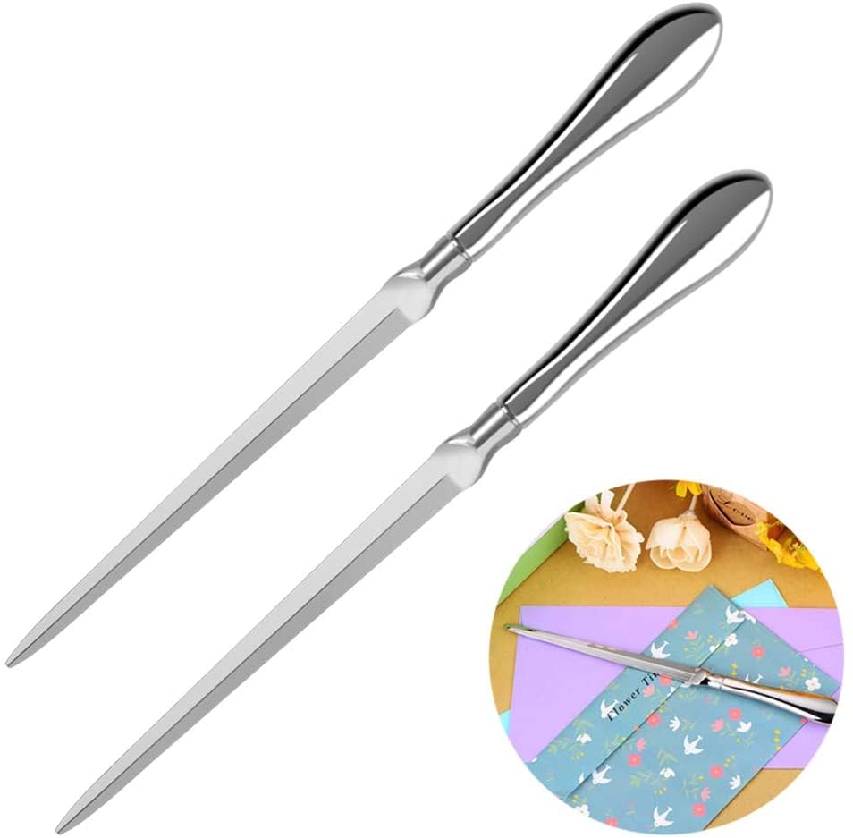 2Pcs Letter Opener Envelope Opener Knife Envelope Open Slitter Letter ...
