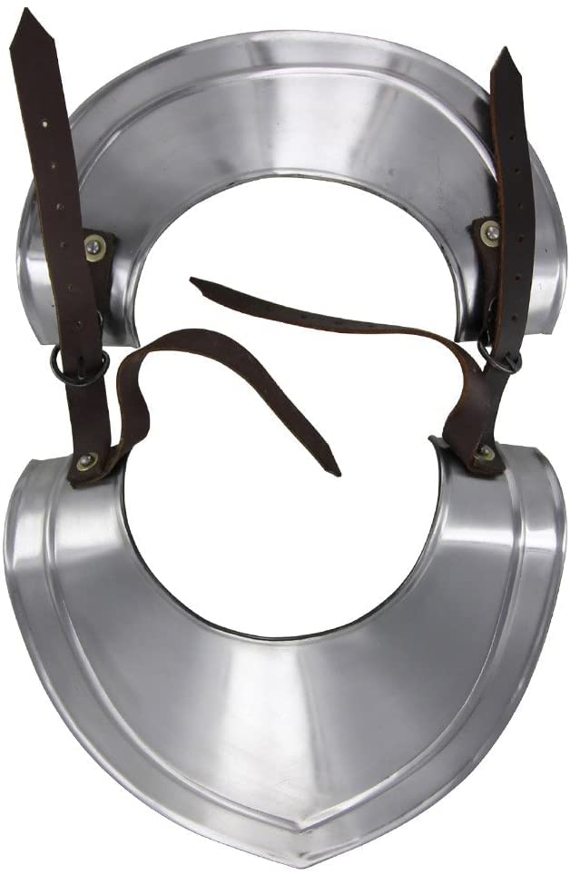 Medieval Iron Gorget Knights Templar Warrior Functional Neck Plate ...