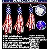 Amazon.com : 3 Pcs Large 70"+60"+40" American Windsock Heavy Duty ...