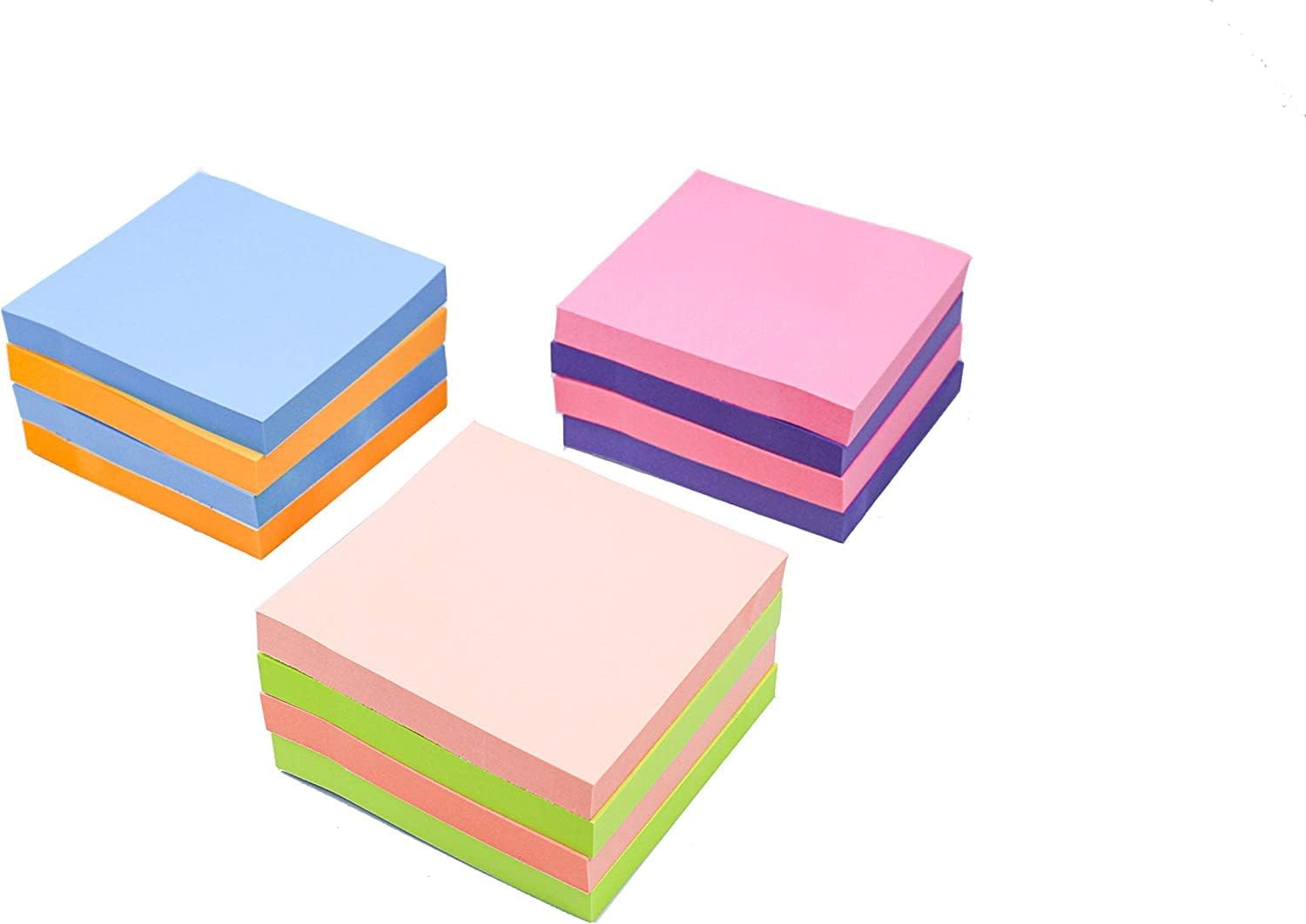 6-Pack Sticky Notes Post it Colorful Lined Post Memos 4″ x 6 ...