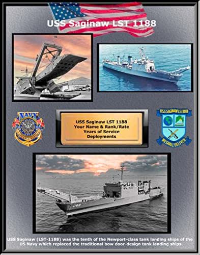 Amazon.com: USS Saginaw LST 1188, Custom Personalized Photo, Landing ...