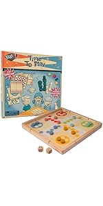 Amazon.com: Neato Time to Play 8-in-1 Wooden Board Game Set – Chess ...