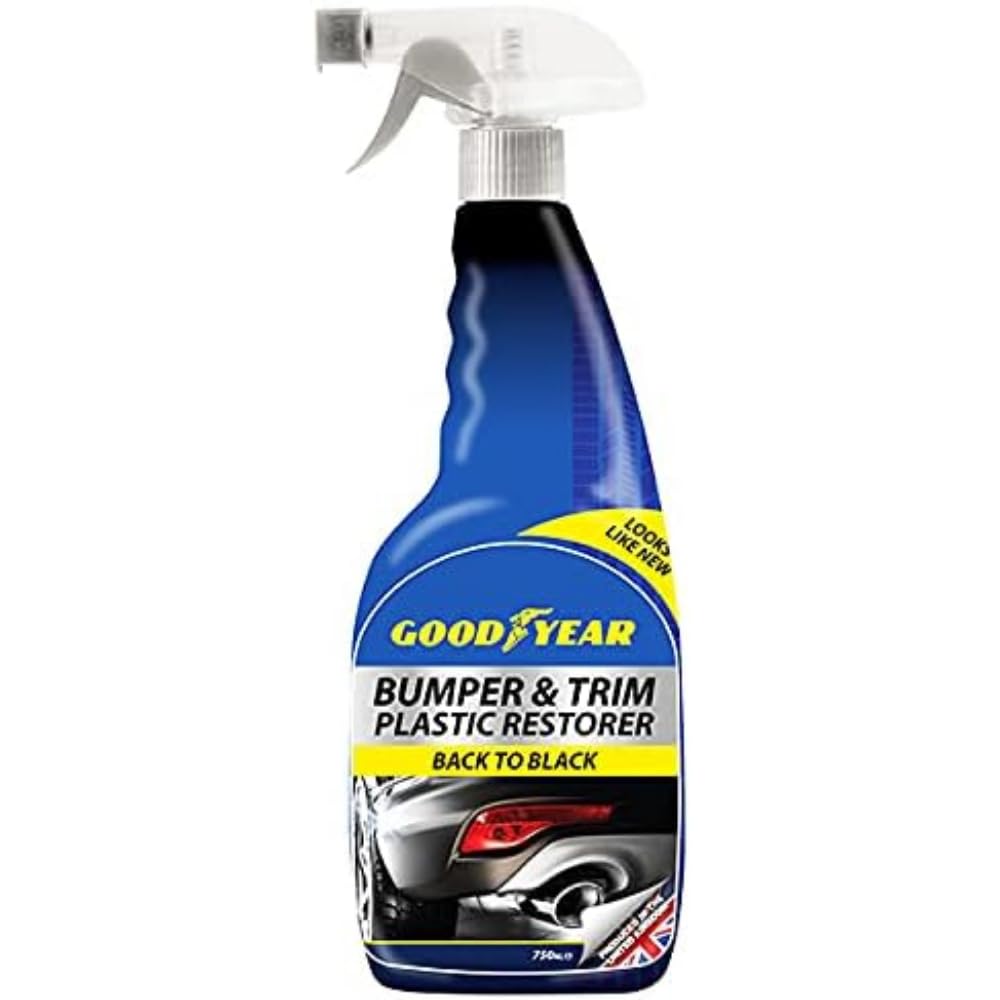 GOODYEAR Bumper and Trim Plastic Restorer Spray 750ML : Amazon.co.uk ...