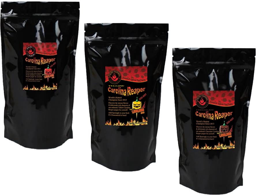 Amazon.com : Atomic Rainbow Reaper Pepper Flakes Set by Magic Plant ...
