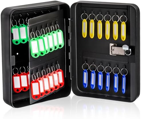 Amazon.com : Cididu Key Box Wall Mount, 48 Position Key Cabinet with ...