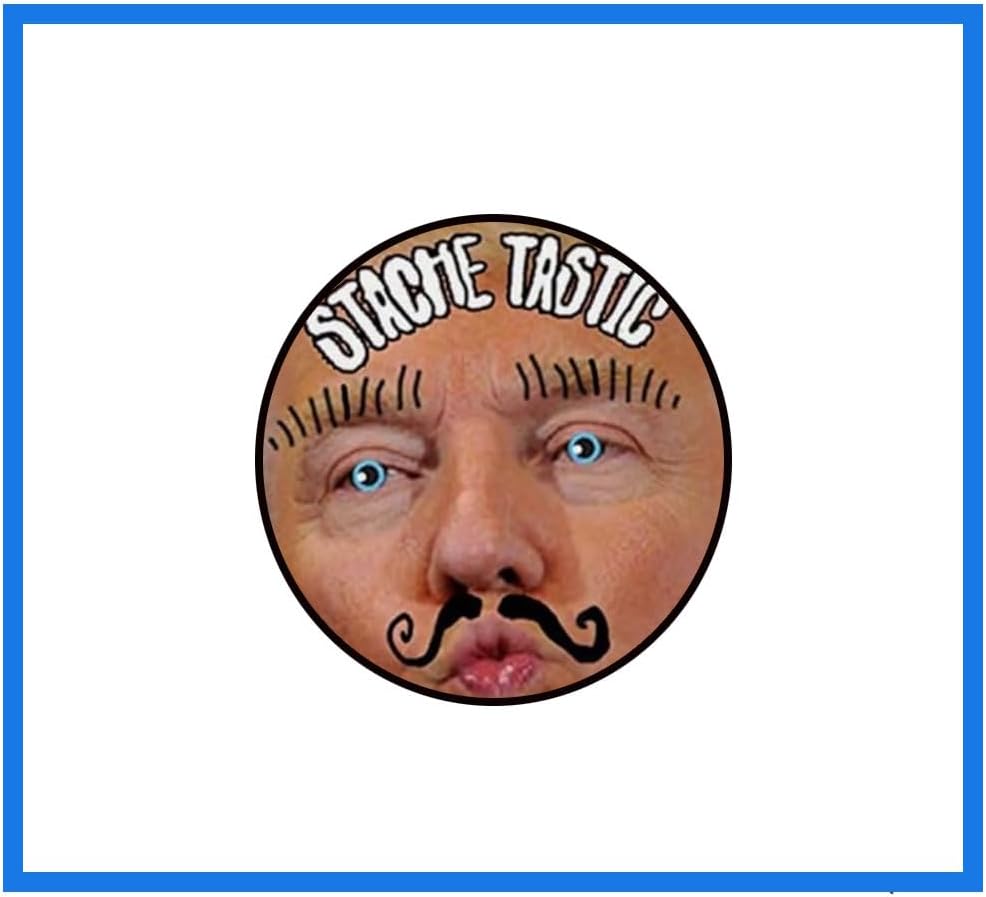 Amazon.com: 3" StacheTastic Trump Fridge Magnet Funny Humor I Moustache ...