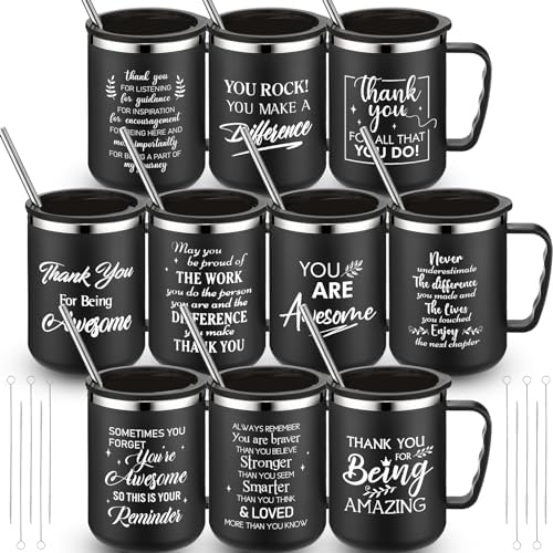 Amazon.com | Lallisa 12 Pcs Employee Appreciation Gifts Bulk 17 oz ...