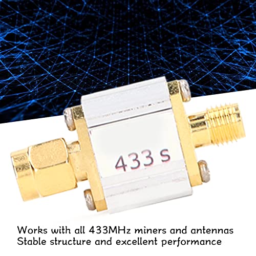 433MHz RFID Receiver Dedicated Bandpass Filter, 422-446MHz, SMA ...