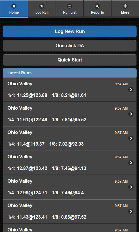 RaceIQ Drag Racing Race Log - App on Amazon Appstore
