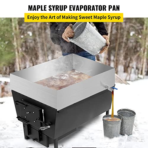 Snapklik.com : Maple Syrup Evaporator Pan 24x18x6 Inch Stainless Steel ...
