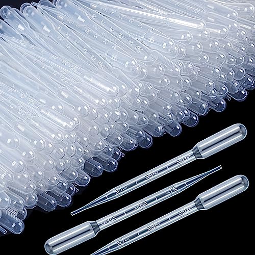 Snapklik.com : Teenitor 300PCS 3ML Plastic Transfer Pipettes Eye ...