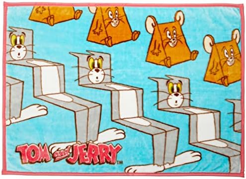 Amazon.co.jp: [丸眞] ひざ掛け スタンドインライン 02トムジェリー H70×W100cm : おもちゃ