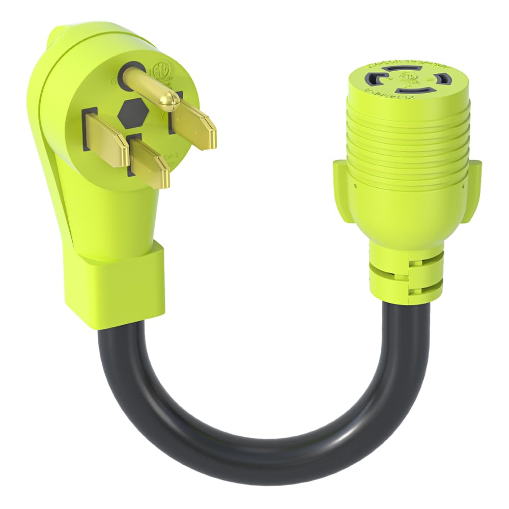 Amazon.com: AOWEITOUR 4 Prong 50 amp to 30 amp Generator Adapter,NEMA ...