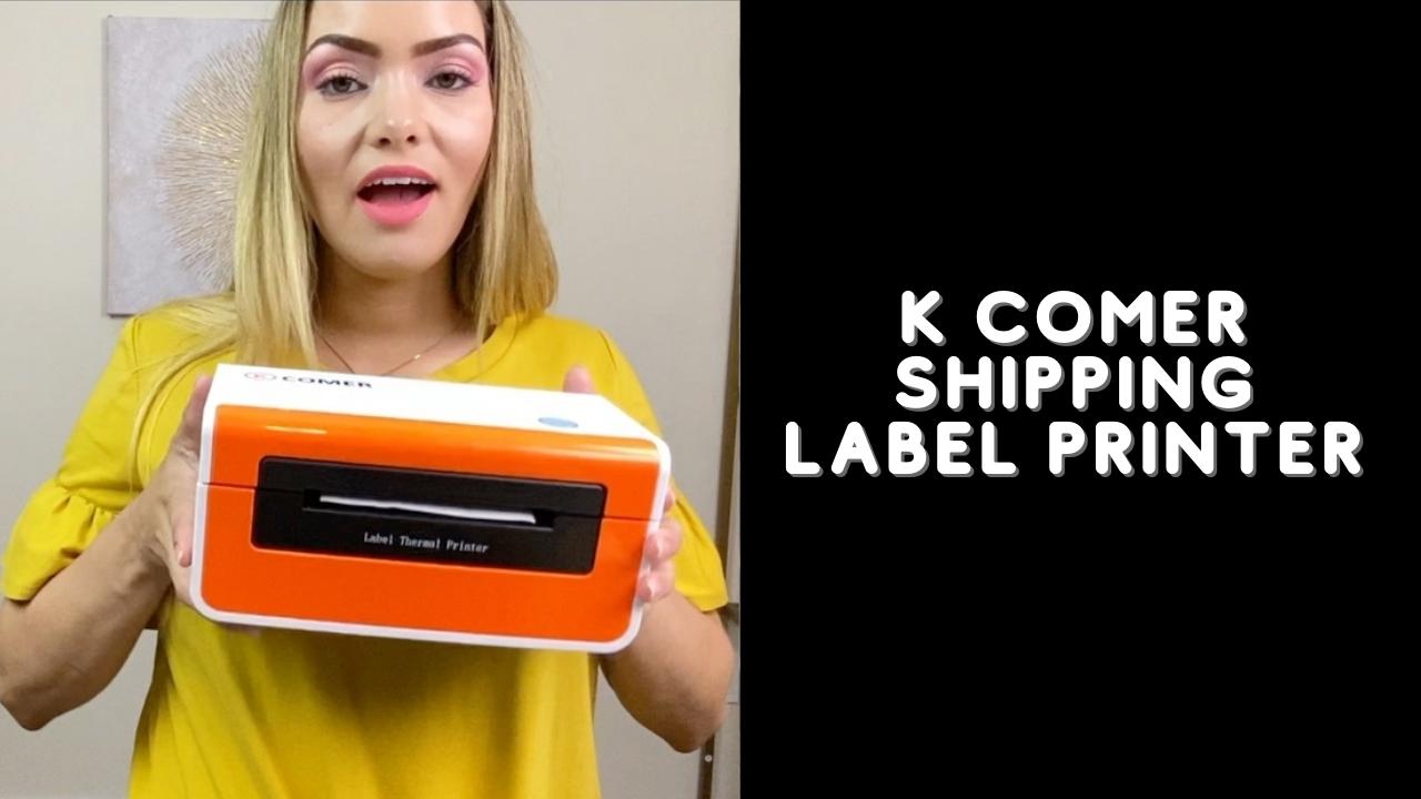 Watch K Comer Shipping Label Printer on Amazon Live