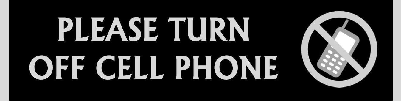Amazon.com : Set of 2 PLEASE TURN OFF CELL PHONE signs : Office Products
