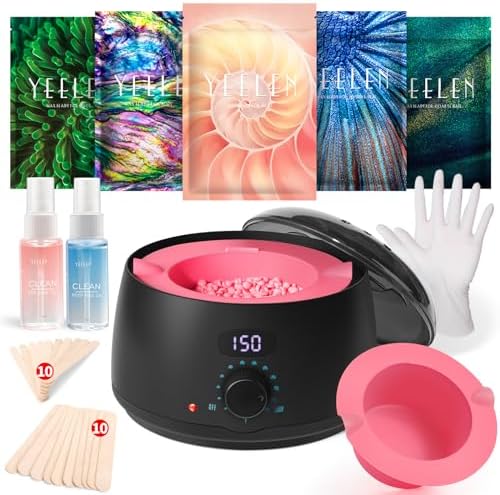 Amazon.com : Premium Home Waxing Kit for Women: Brazilian Facial Body ...