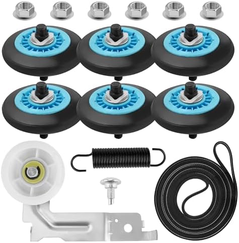 Amazon.com: Dryer Roller Replacement Kit - Dryer Repair Kit Compatible ...