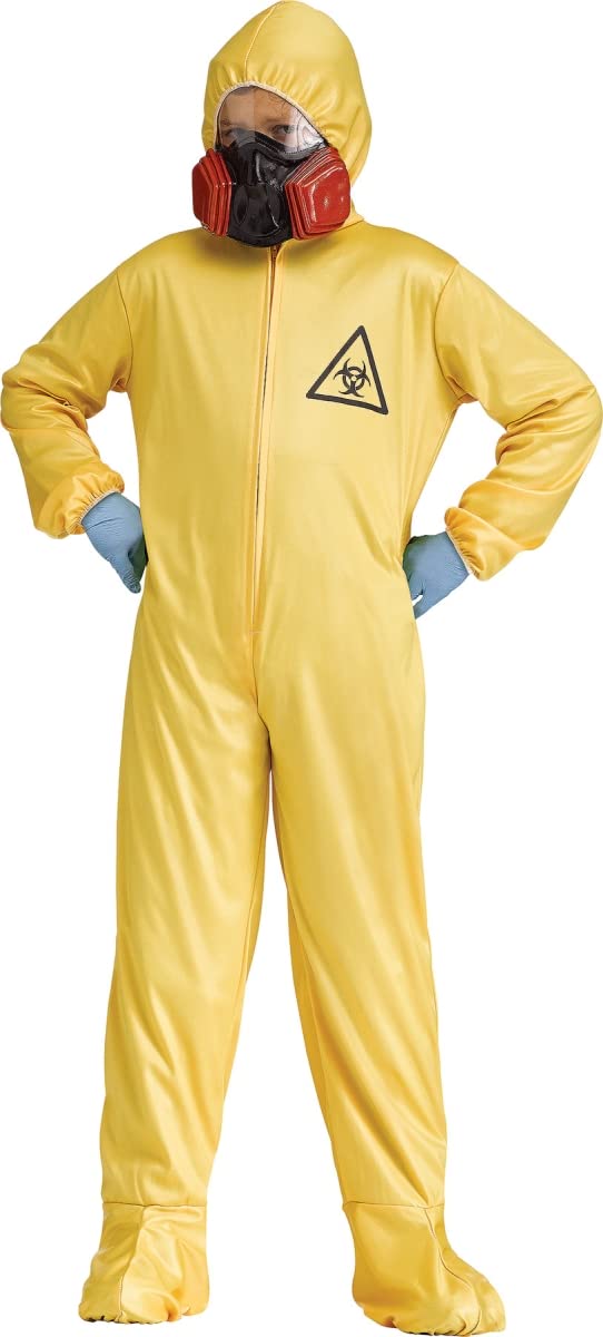 Amazon.com: Hazmat Suit Costume Large 12-14 Multicoloured : Clothing ...