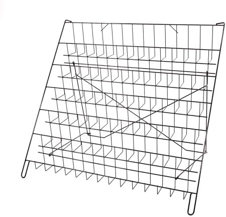 Amazon.com: Queekay 6 Tier Wire Countertop Rack black Comic Book ...