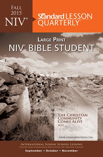 NIV® Bible Student Large Print Fall 2015 (Standard® Lesson Quarterly ...