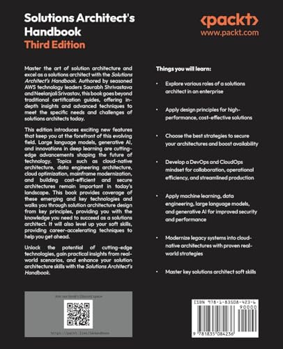 Snapklik.com : Solutions Architects Handbook - Third Edition: Kick ...