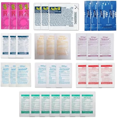 Amazon.com: Travel Essentials Medicine Variety Pack with Travel RX Kit ...