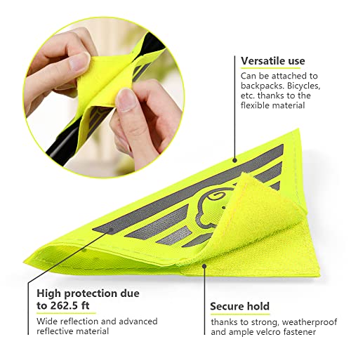 Vicloon Pram Reflectors, 4Pcs Reflective Pram Reflectors, Universal ...