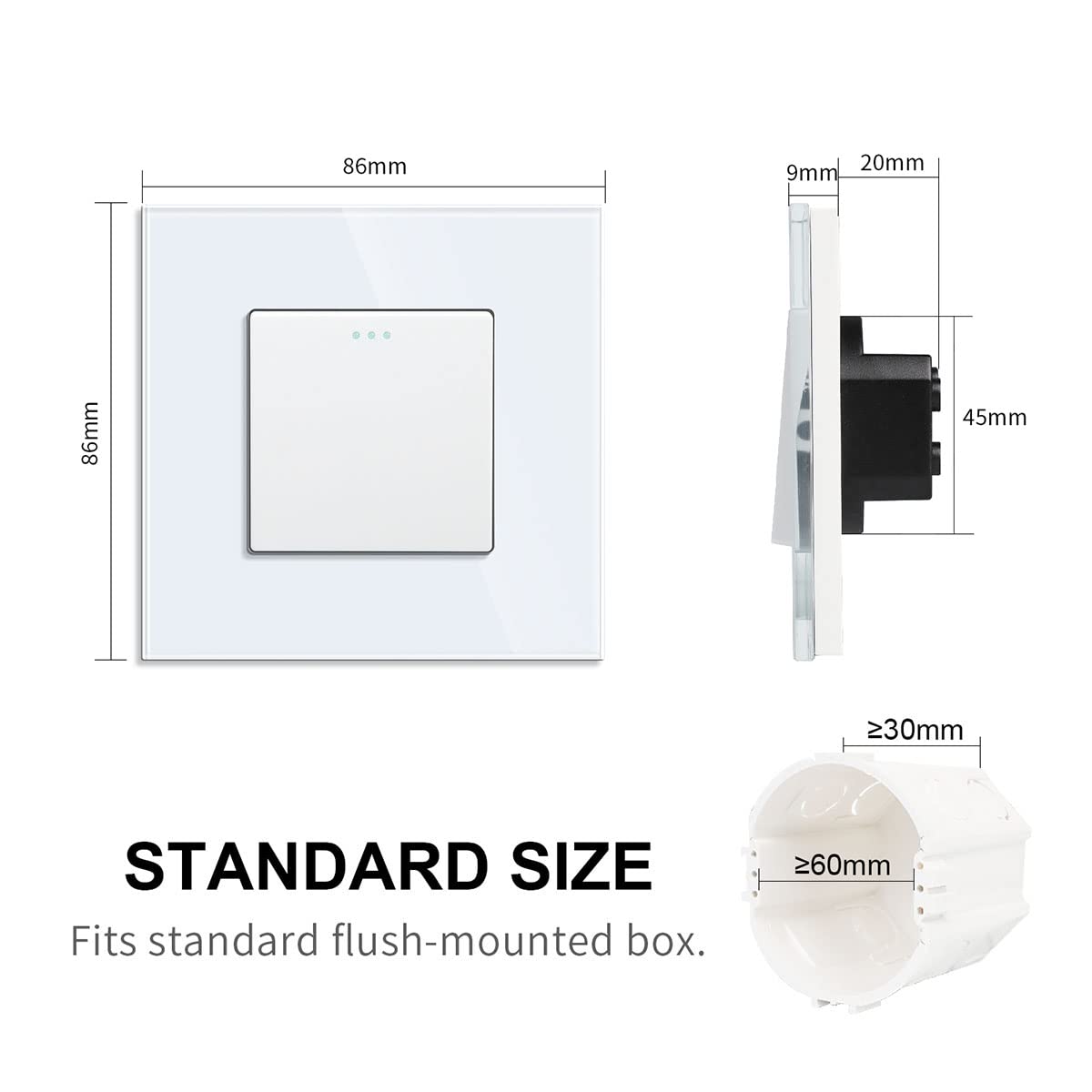 Light Switch Dimensions