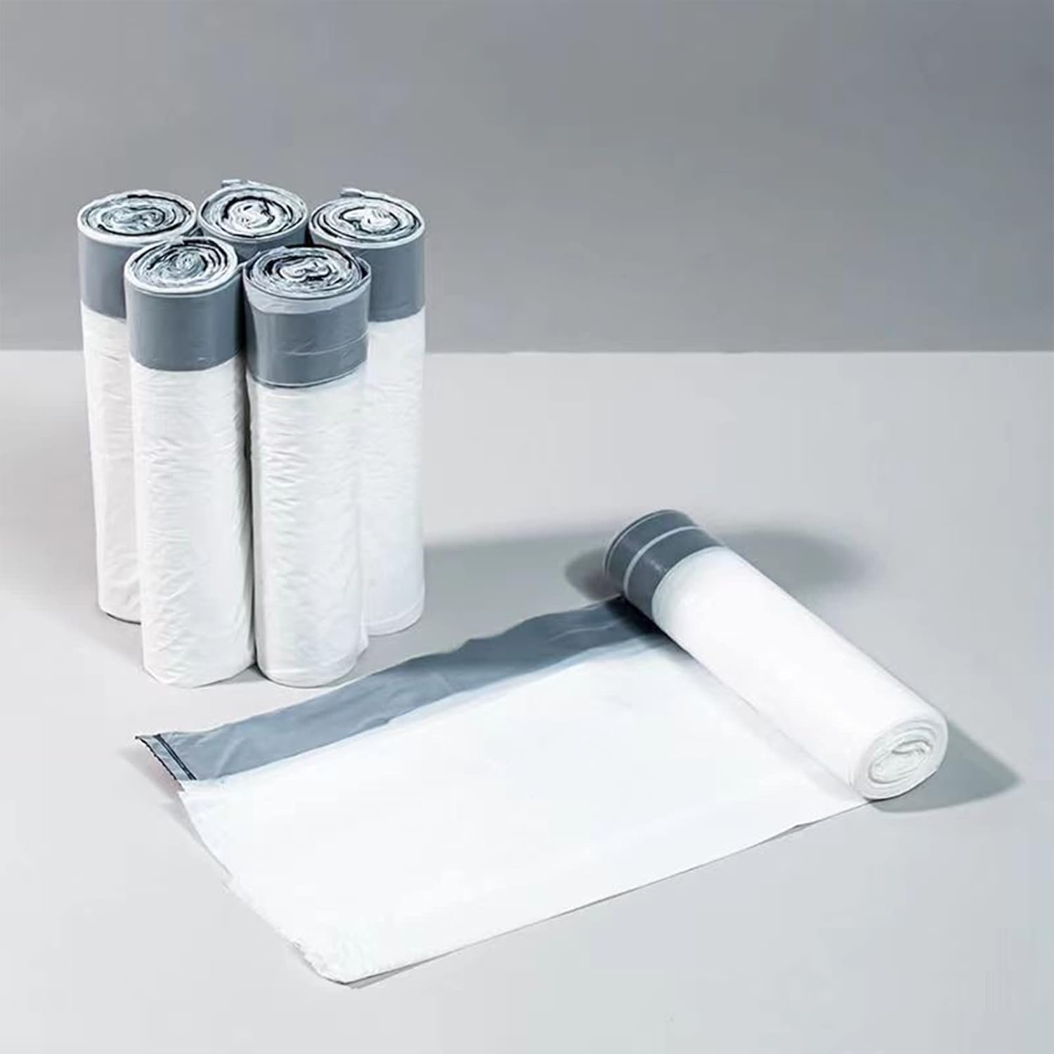 Amazon.com: JMSBMQSE-01Custom Fit Drawstring Trash Bags in Dispenser ...