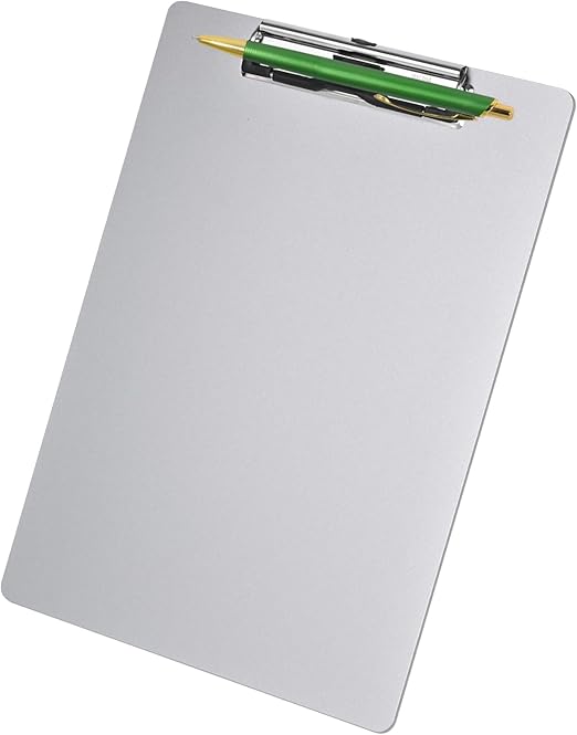 Amazon.com : CLcsfwk Metal Clipboard with Pen Holder, 20% Thicken ...